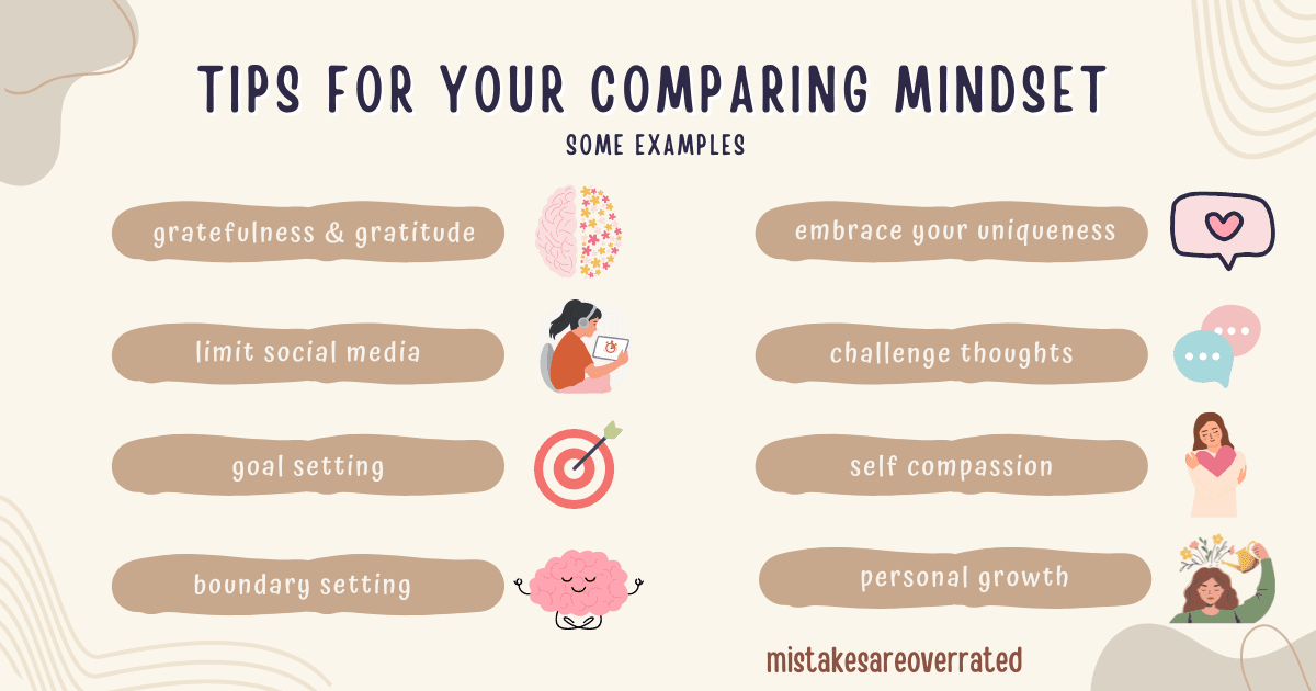 how to stop comparing yourself to others – improving mindset