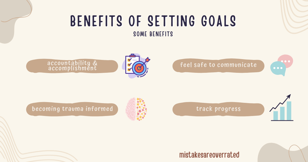 why is goal setting important whilst healing trauma – 8 ways